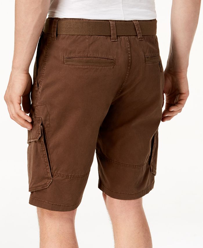 American Rag Men's Belted Slim Cargo Shorts, Created for Macy's - Macy's
