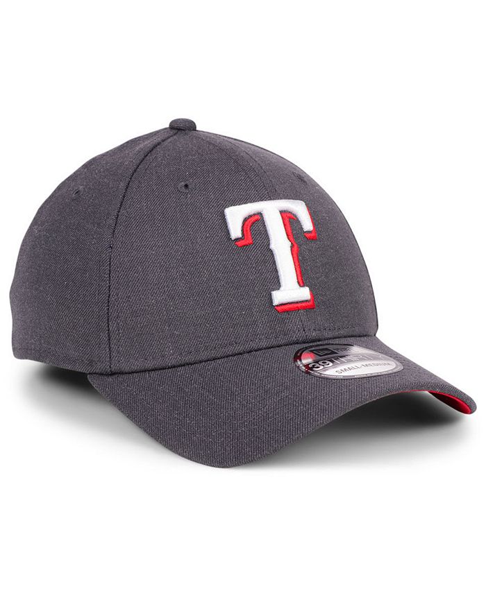 New Era Texas Rangers Charcoal Classic 39THIRTY Cap - Macy's
