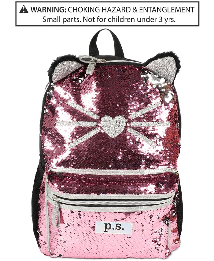 FAB Little & Big Girls Caticorn Sequin Backpack - Macy's