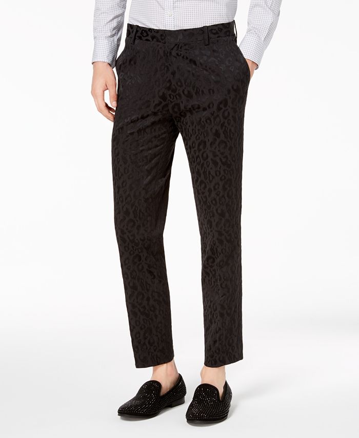 INC International Concepts I.N.C. Men's Slim-Fit Leopard Pants, Created ...