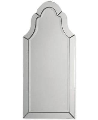 Uttermost Hovan Frameless Arched Mirror - Macy's