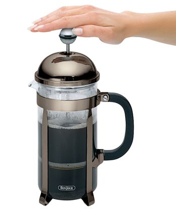 Bonjour Stainless Steel & Glass 33.8-Oz. French Press - Macy's