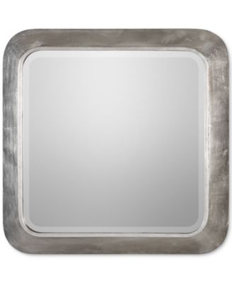 Uttermost Verea Metallic Silver Mirror - Macy's