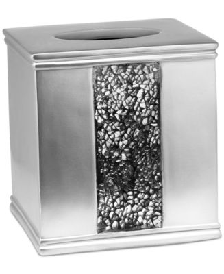 Popular Bath Sinatra Silver Tissue Box - Macy's