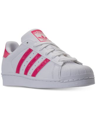 adidas Big Girls' Superstar Casual Sneakers from Finish Line - Macy's