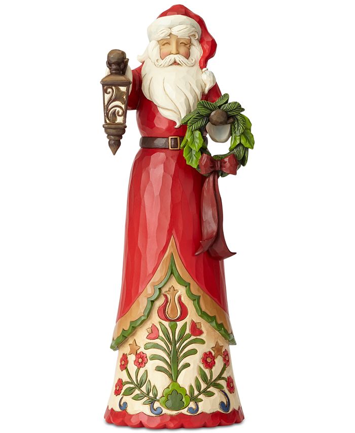 Jim Shore Tall Santa with Lantern Figurine - Macy's