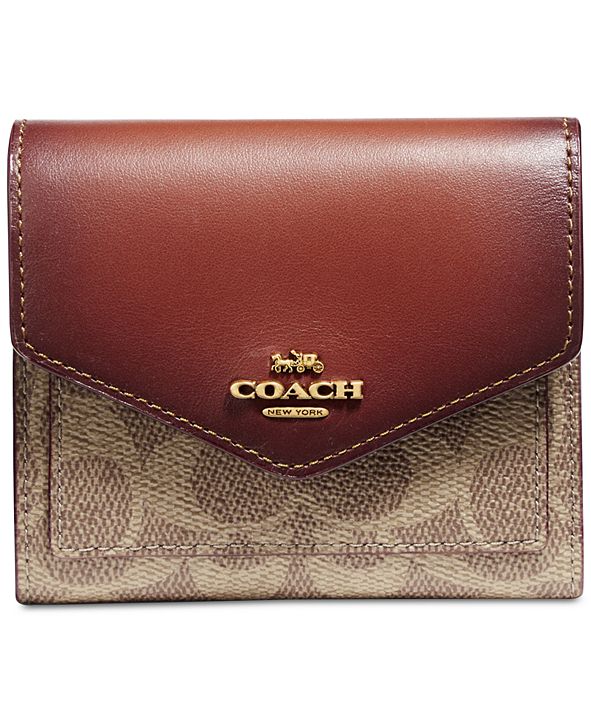 COACH Small Signature Wallet & Reviews - Handbags & Accessories - Macy's