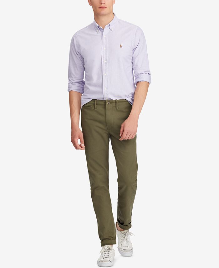 Polo Ralph Lauren Men's Classic Fit Cotton Oxford Shirt - Macy's