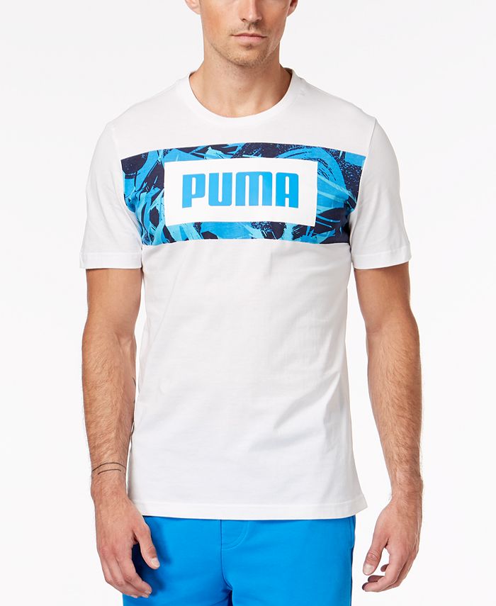 Puma Men's Rebel Printed-Logo T-Shirt - Macy's