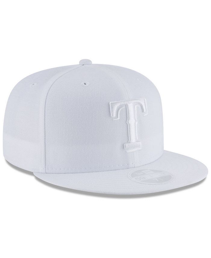 New Era Texas Rangers White Out 59FIFTY FITTED Cap - Macy's