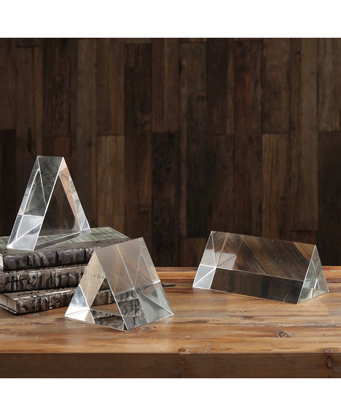 Uttermost Triangle Trio Sculptures, Set of 3 - Macy's