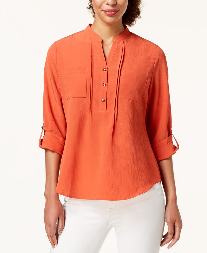 NY Collection Petite Utility Top - Macy's
