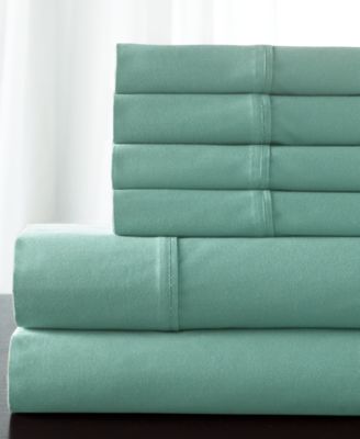 Elite Home Solid 800 Thread Count 6-Pc. Queen Sheet Set - Macy's