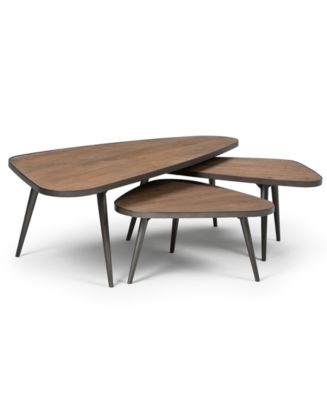 CLOSEOUT! Aubrey 3-Pc. Nesting Coffee Table Set, Quick Ship - Macy's