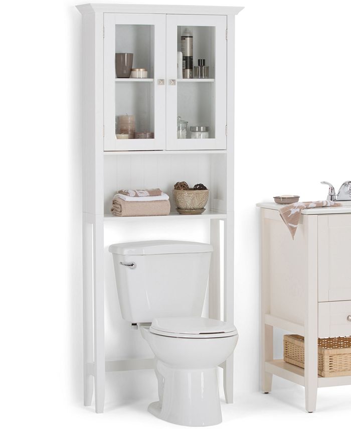 Simpli Home Acadian Space Saver Cabinet - Macy's