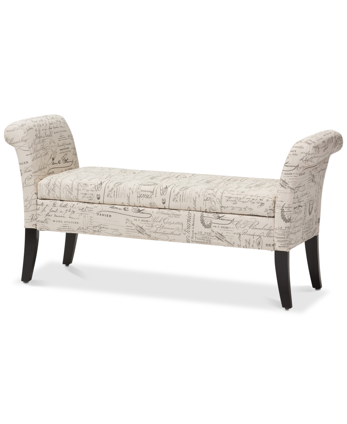 Baxton Studio Avignon Storage Ottoman Bench
