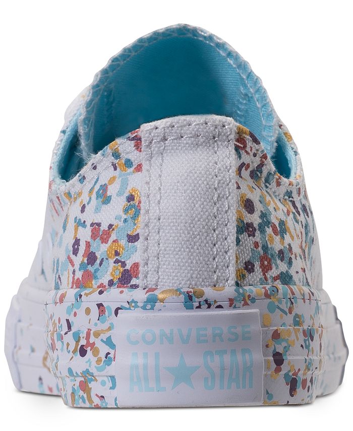 Converse Girls' Chuck Taylor All Star Ox Confetti Casual Sneakers from ...