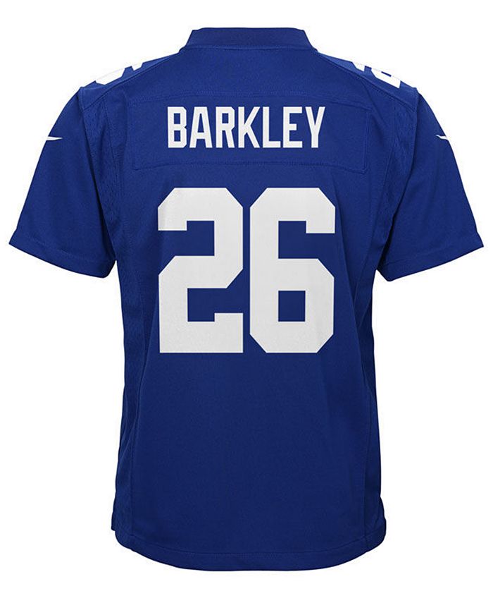 Nike Saquon Barkley New York Giants Game Jersey, Big Boys (8-20) - Macy's