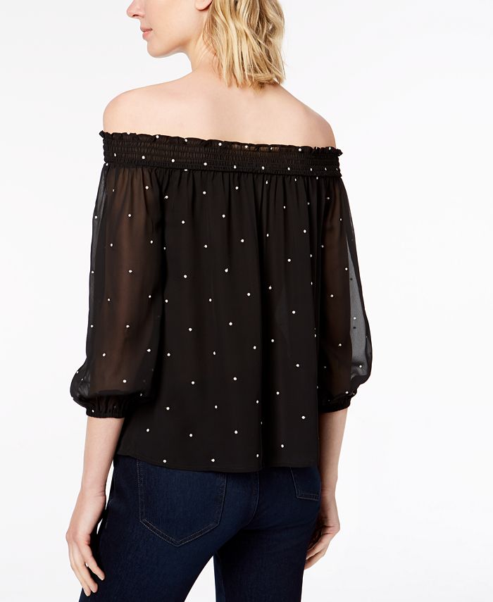 INC International Concepts I.N.C. Off-The-Shoulder Top, Created for ...