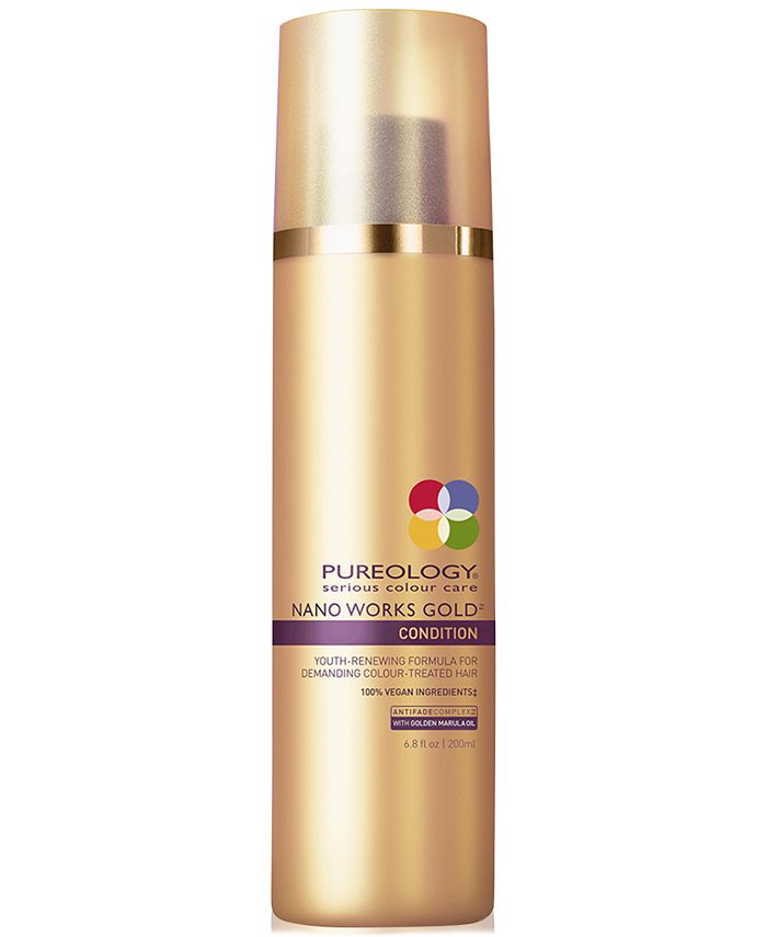 Pureology Nano Works Gold Conditioner, 6.8-oz., from PUREBEAUTY Salon ...