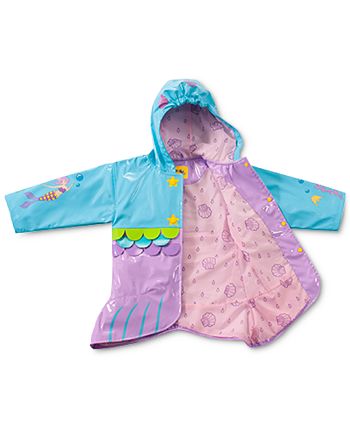 Kidorable Little Girls Mermaid All-Weather Rain Coat - Macy's