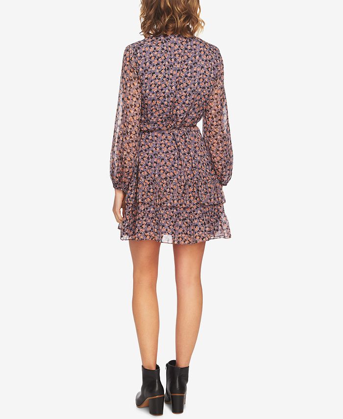 1.STATE Ruffled Faux-Wrap Dress - Macy's