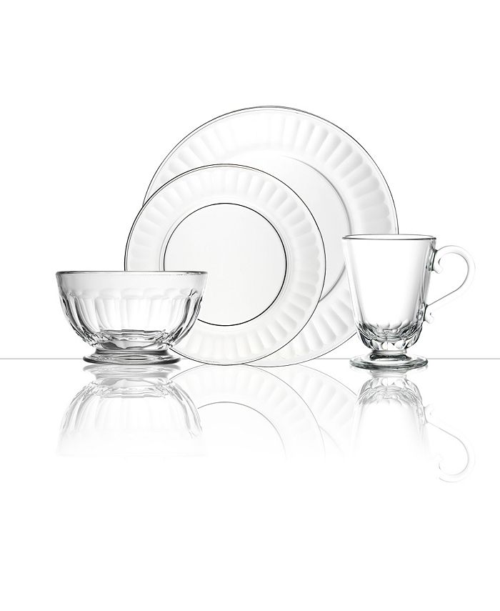 La Rochère La Rochere Perigord 24 Piece Glass Dinner Set, Service for 6 ...