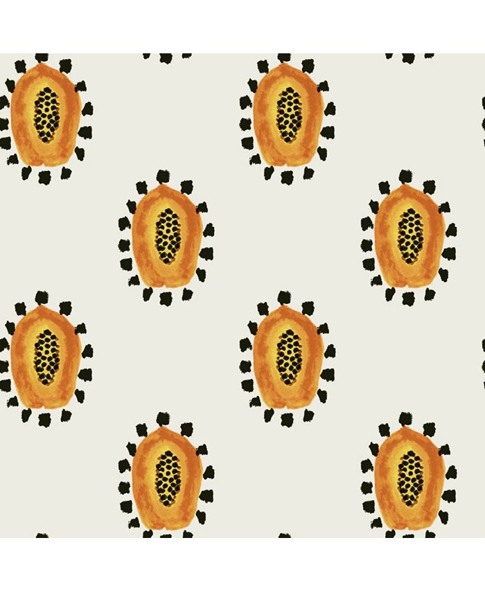 Tempaper Genevieve Gorder for Maya's Papayas Self-Adhesive Wallpaper ...