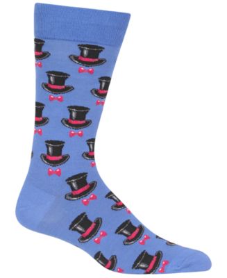 Hot Sox Men's Top Hat & Bow Tie Crew Socks - Macy's