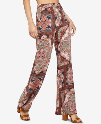 BCBGeneration Paisley Hypnosis Flared-Leg Pants - Macy's