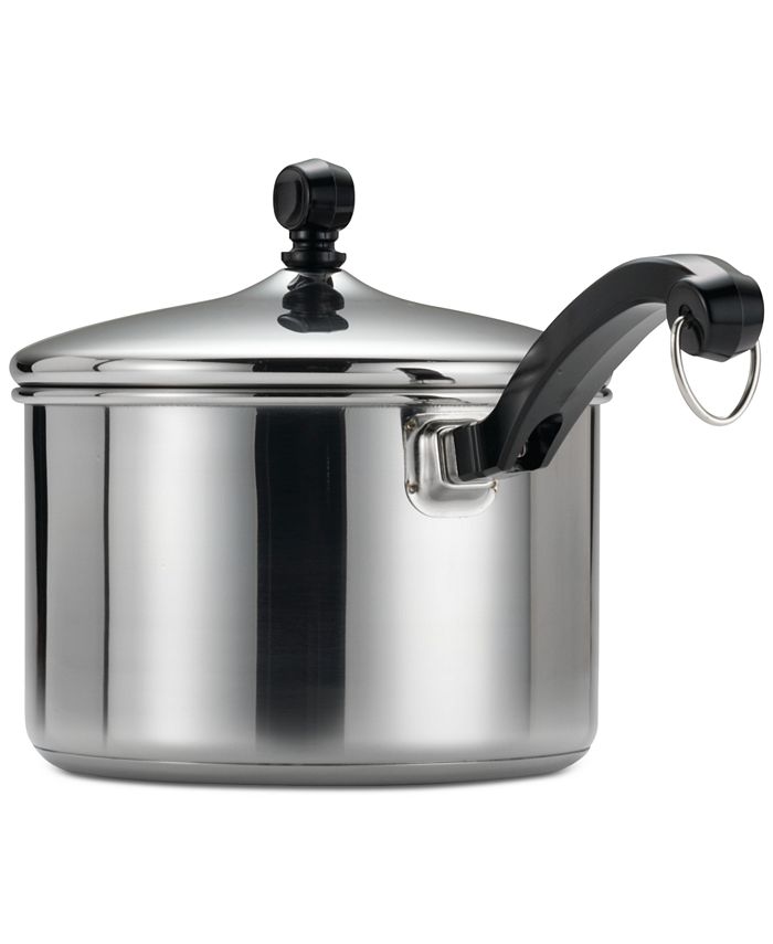 Farberware Classic Stainless Steel 17-Pc. Cookware Set - Macy's