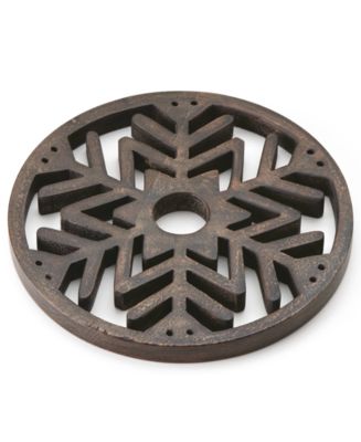 Lenox Alpine Wood Snowflake Star Trivet - Macy's