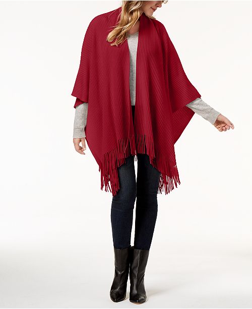 Cejon Back-to-Basics Poncho & Reviews - Handbags & Accessories - Macy's