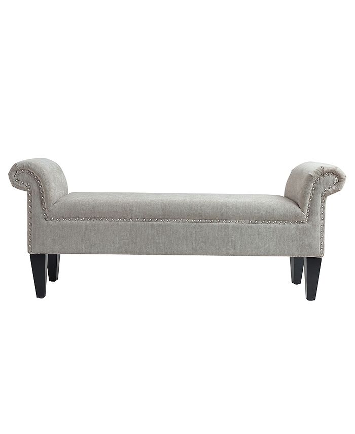 Jennifer Taylor Home Ash Roll Arm Bench - Macy's