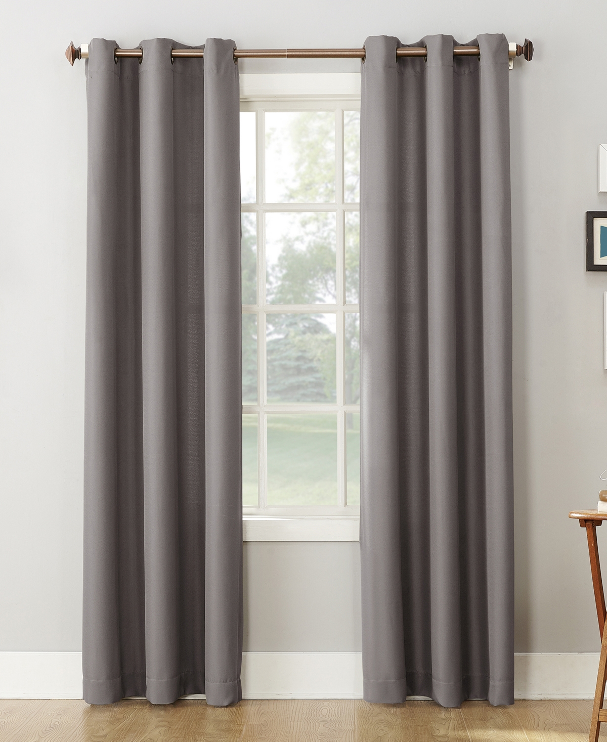 Click here for Montego Casual Textured Semi-Sheer Grommet Curtain... prices