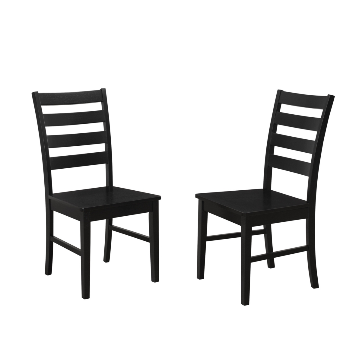 Click here for Wood Ladder Back Dining Chair  Set of 2 - Black -... prices