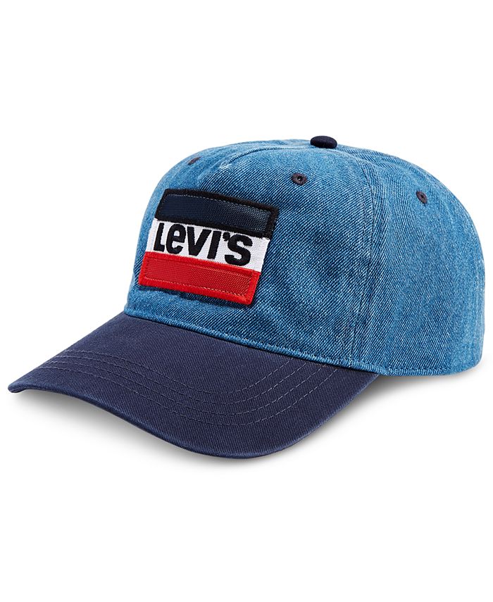 Levi's Men's Denim Olympic Patch Baseball Cap - Macy's