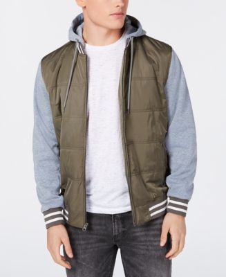 American Rag Men's Fleece Varsity Jacket, Created for Macy's - Macy's