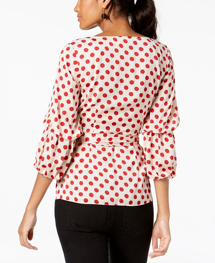 INC International Concepts I.N.C. Dot-Print Top, Created for Macy's ...