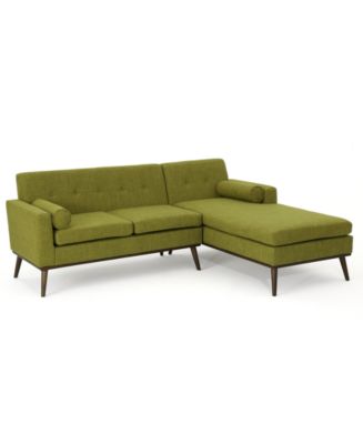 Noble House Lydia 55" 2-Pc. Sectional Sofa Set & Reviews - Furniture ...