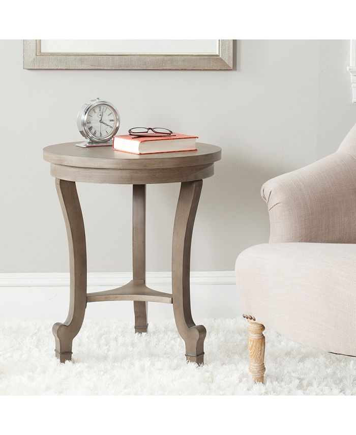 Furniture Monty Round Top End Table, Quick Ship - Macy's