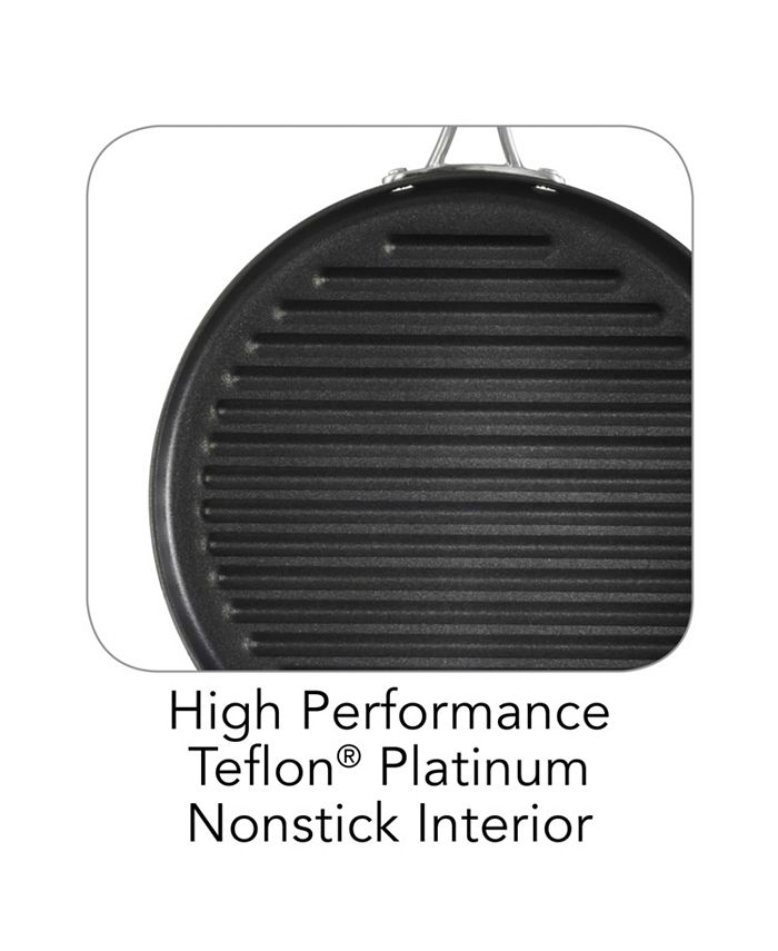 Tramontina Gourmet Hard Anodized 12 in Round Grill Pan - Macy's Tramontina Gourmet Hard Anodized 12 in Round Grill Pan - Macy's