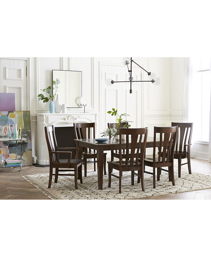 Furniture Custom Dining 60" Rectangular Table - Macy's