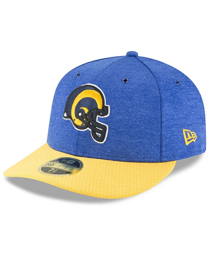 New Era Los Angeles Rams On Field Low Profile Sideline Home 59FIFTY ...