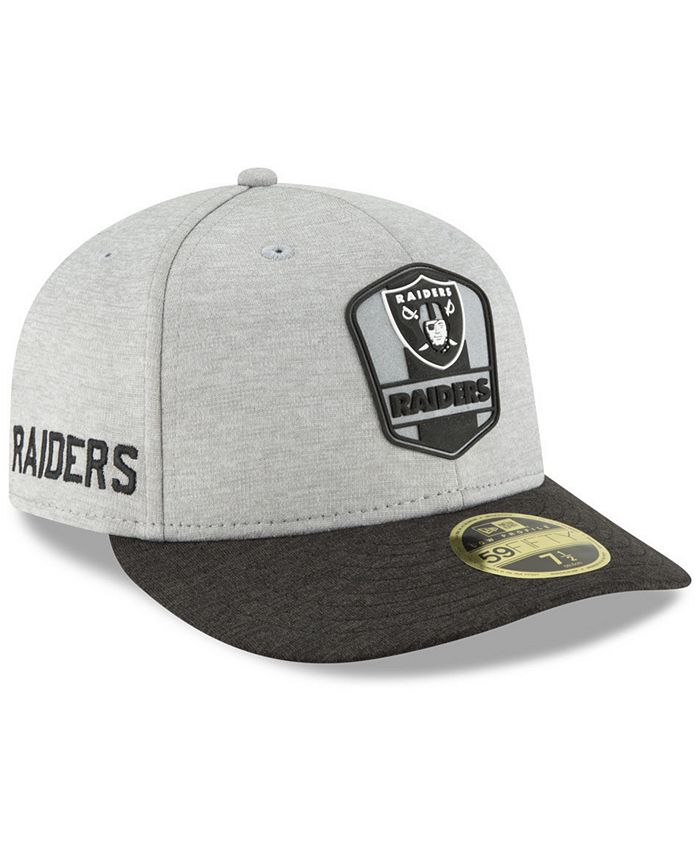 New Era Oakland Raiders On Field Low Profile Sideline Road 59FIFTY ...