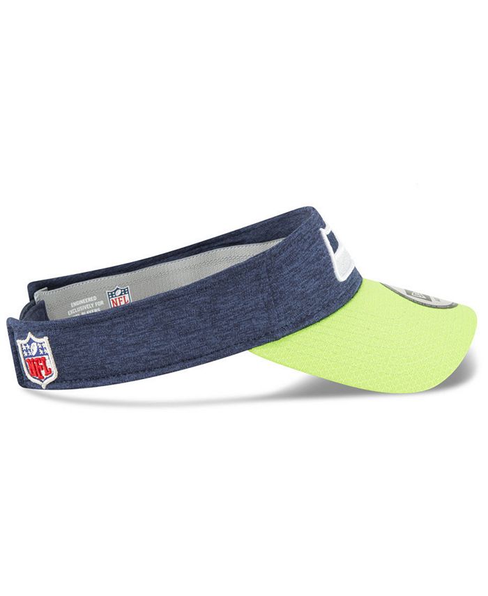 New Era Seattle Seahawks On Field Sideline Visor - Macy's