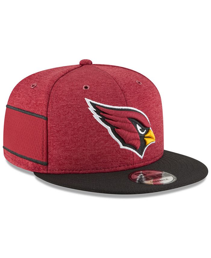 New Era Arizona Cardinals On Field Sideline Home 9FIFTY Snapback Cap ...