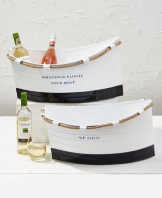 Two's Company Boat Buckets, Set of 2 - Macy's