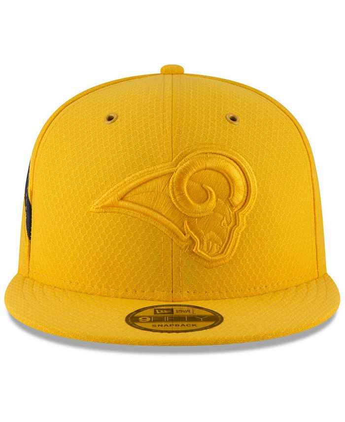 New Era Los Angeles Rams On Field Color Rush 9FIFTY Snapback Cap - Macy's