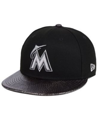 New Era Miami Marlins Snakeskin Sleek 59FIFTY FITTED Cap - Macy's